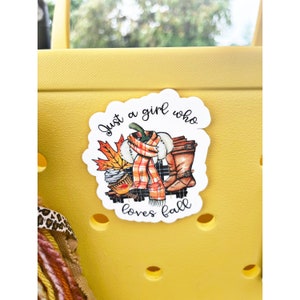 Fall Monogram Bag Tag Bag Charm Acrylic Bag Tag Beach Bag - Etsy