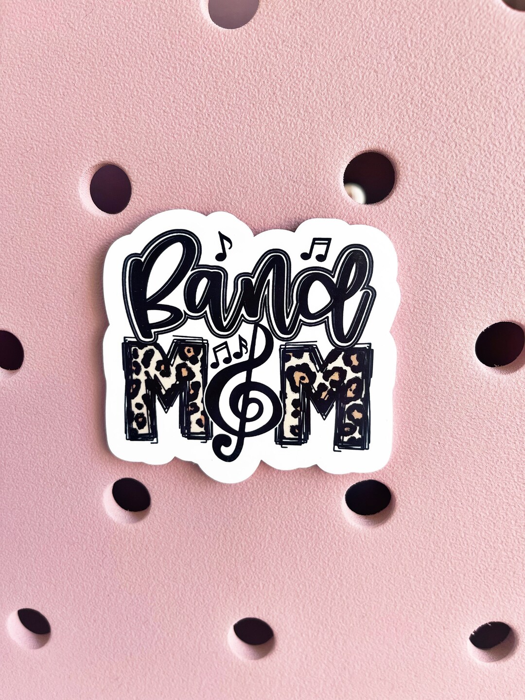 Band Mom Bogg Bag Charm: Music Note Acrylic Pop-in - Etsy