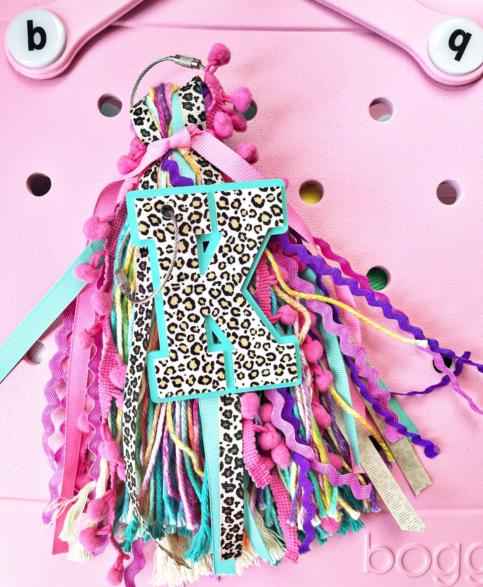 Monogram Bag Tag Bag Charm Acrylic Bag Tag Beach Bag Tag - Etsy