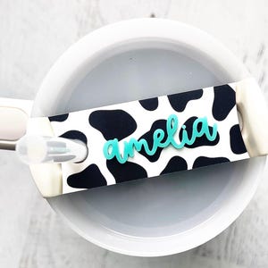 Tumbler Name Plate, Water Cup Name Plate, Name Tag for Water Cup, Water ...