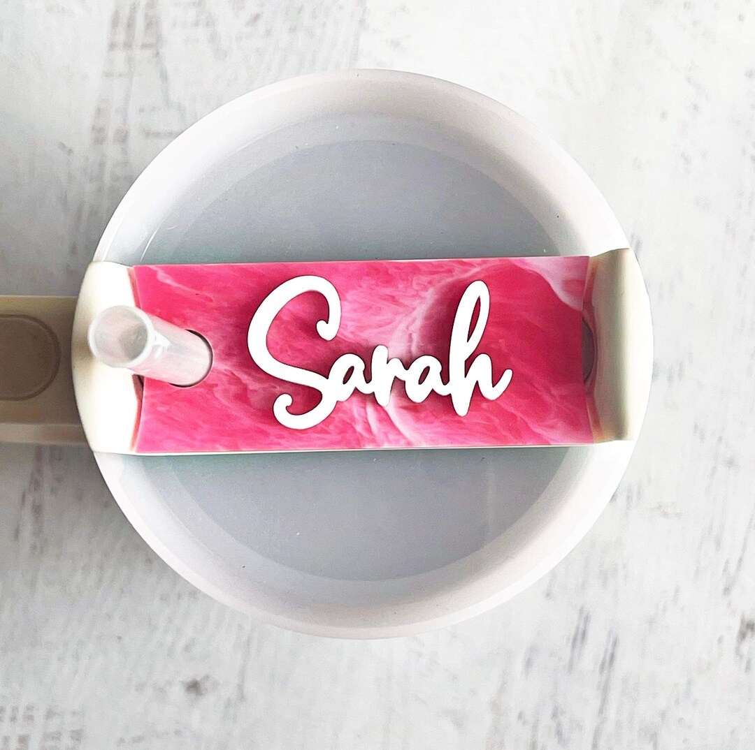 Tumbler Name Plate, Water Cup Name Plate, Name Tag for Water Cup, Water ...