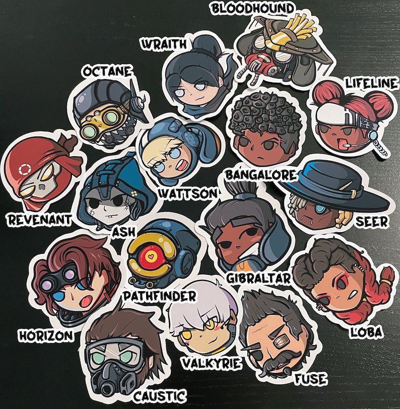 Apex Stickers | Weatherproof Matte Glossy Die Cut Sticker - Etsy