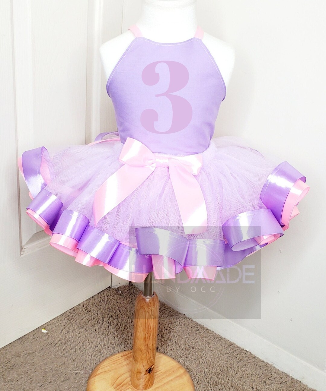 TUTU BIRTHDAY DRESS - Toddler Tutu Outfit, Personalize Tutu Set, Pink ...