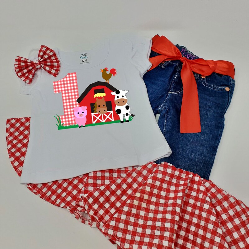 Barnyard Party Outfit - Etsy