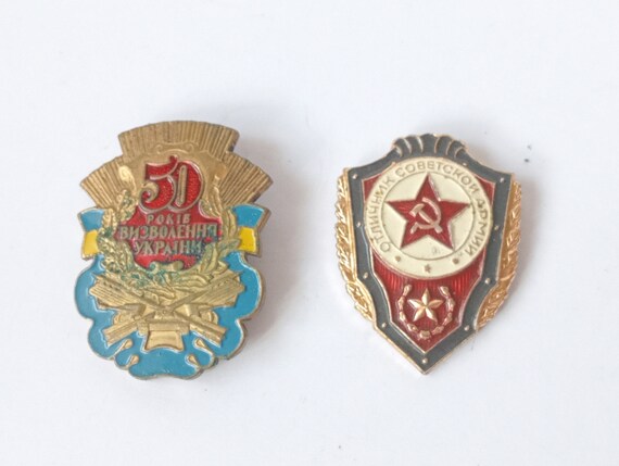 soviet badges 50 years - Gem