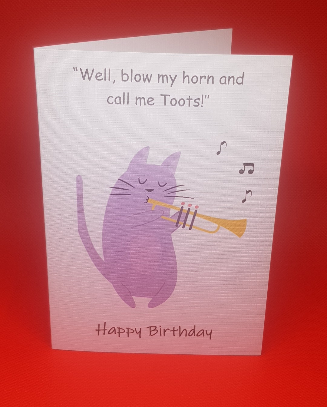 Toot Your Horn Birthday Card - Etsy
