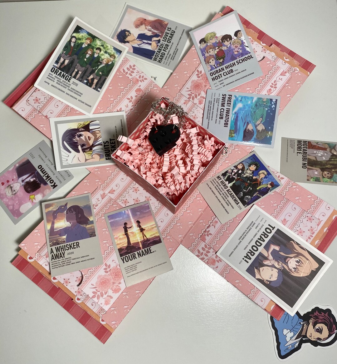 Explosion Box Anime Romance/shojo Explosion Box/handmade Gift Box ...