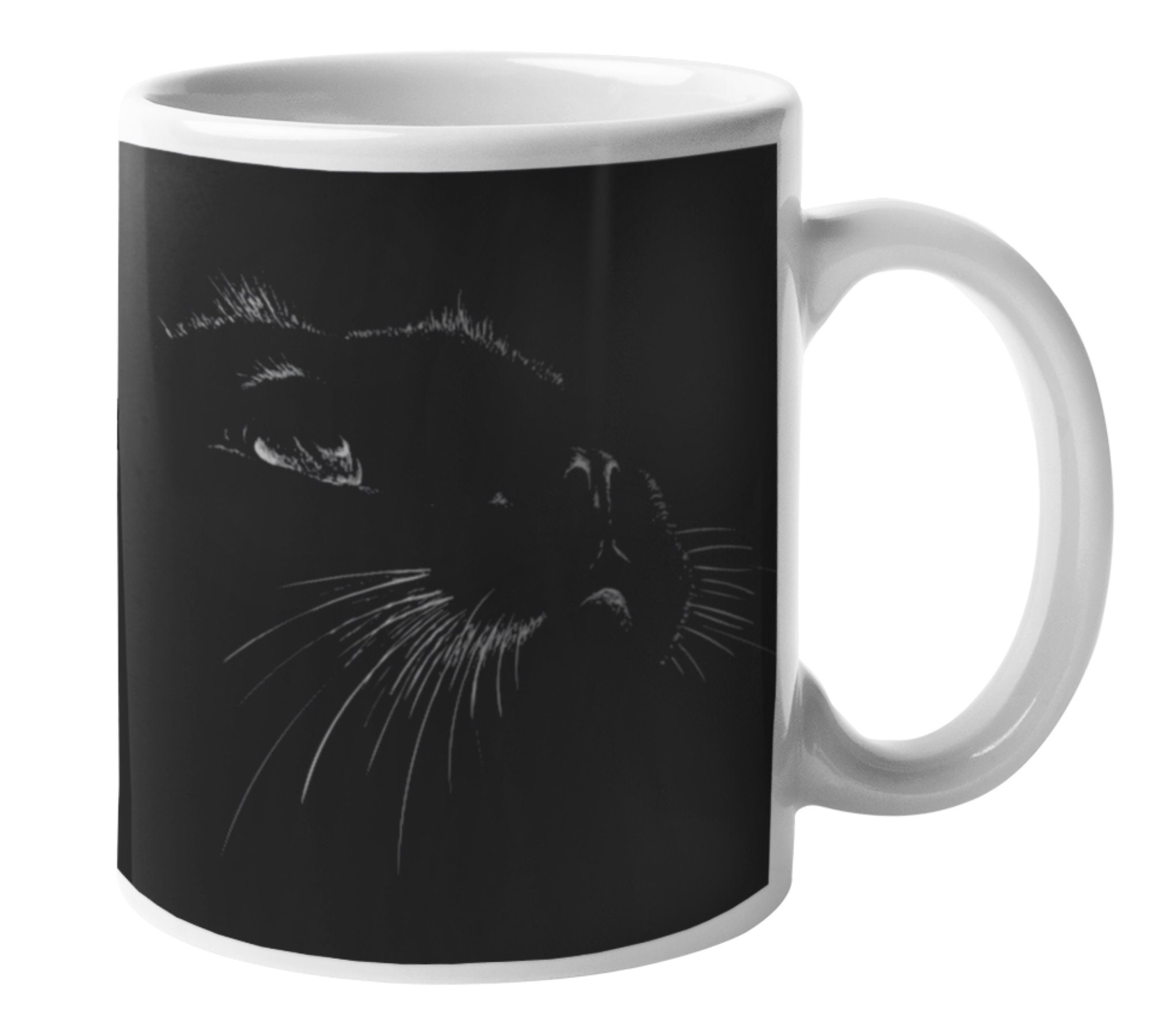 Black Magic Black Cat Mug Design Cat Lover Mug Cute Cat Mug - Etsy