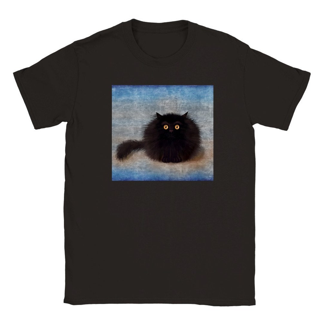 OREO Black Cat T-shirt, Cute Kids Tee, Cat Shirt for Child, Cat Print ...