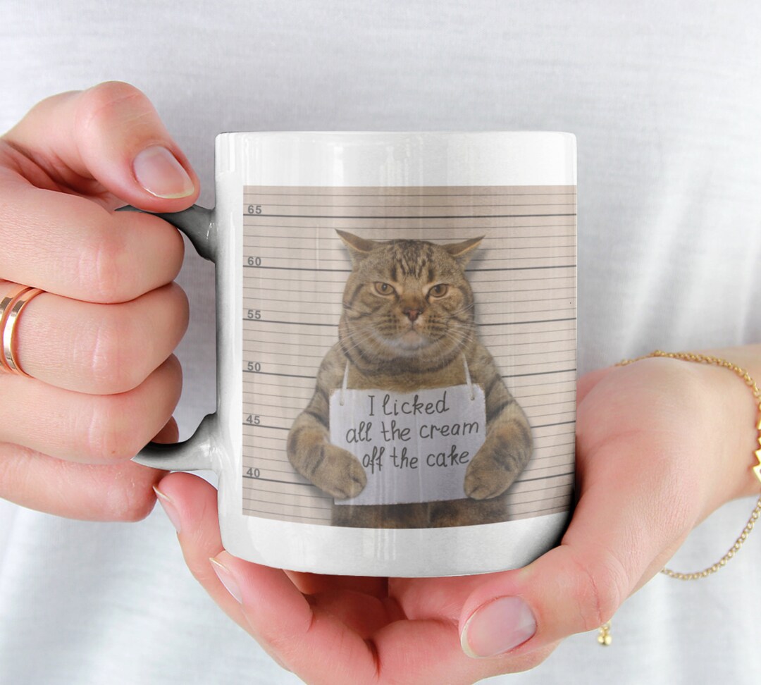 Funny Cat Themed Mug Cute Cat Mug Cat Lover Mug Funny - Etsy