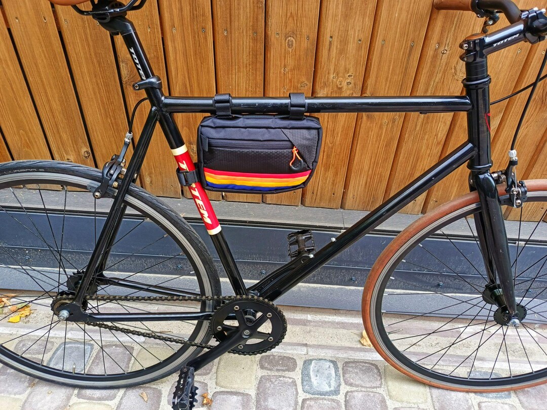 Rainbow Mini Half Frame Bag Custom Design, Fahrrad Rahmentasche Gifts ...