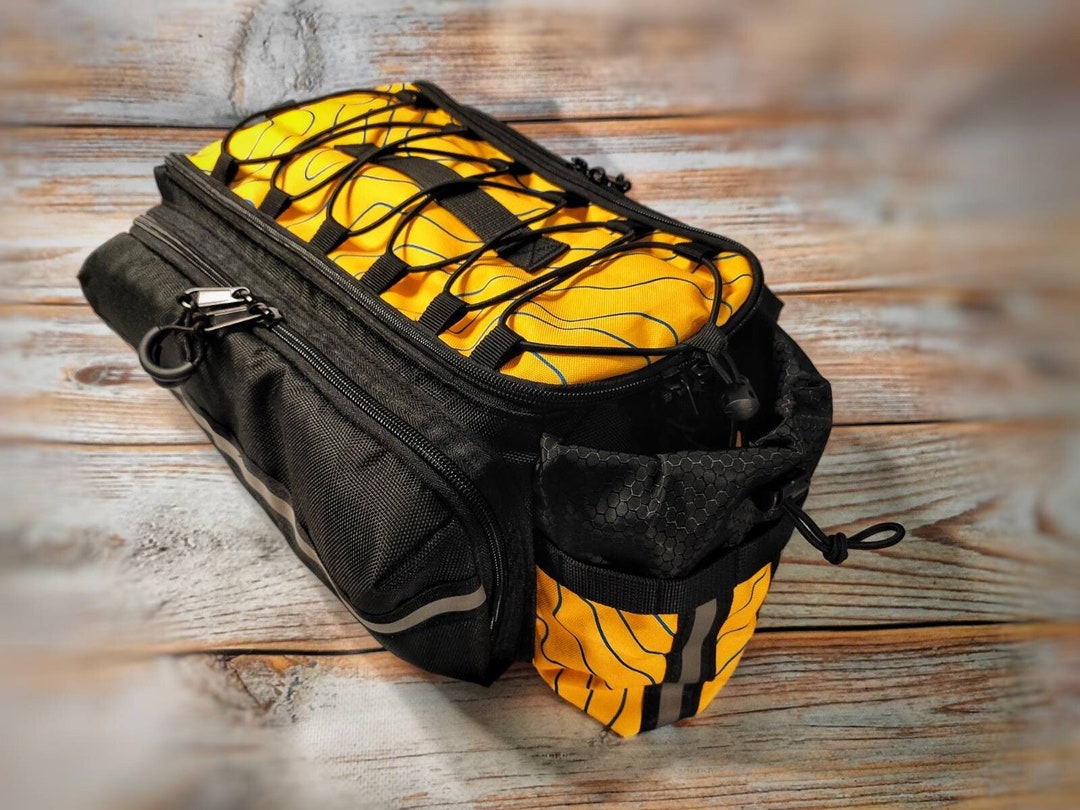 Bicycle Trunk Bag, Bike Bag Ride Yellow (custom Color) Cycling Gifts ...