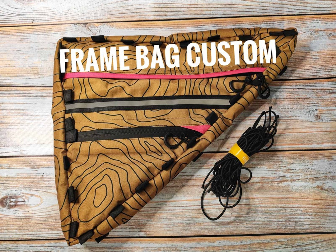 Custom Bike Frame Bag, Bicycle Pack Gravel, Cycling Bags, (personal ...