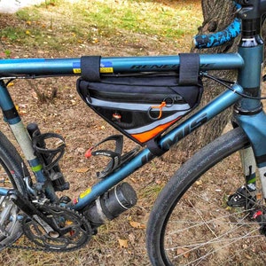 Bike Frame Bag, Small Bike Bag, Bikepack, Cycling Bag, Half Frame Bag ...