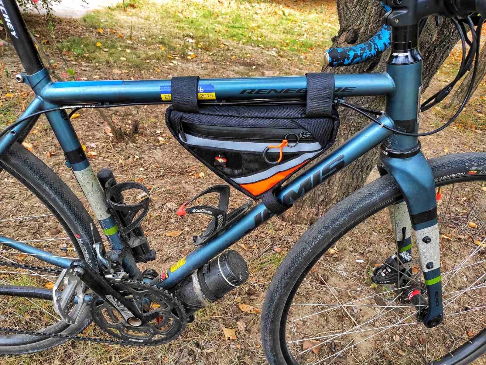 Bike Frame Bag, Small Bike Bag, Bikepack, Cycling Bag, Half Frame Bag ...