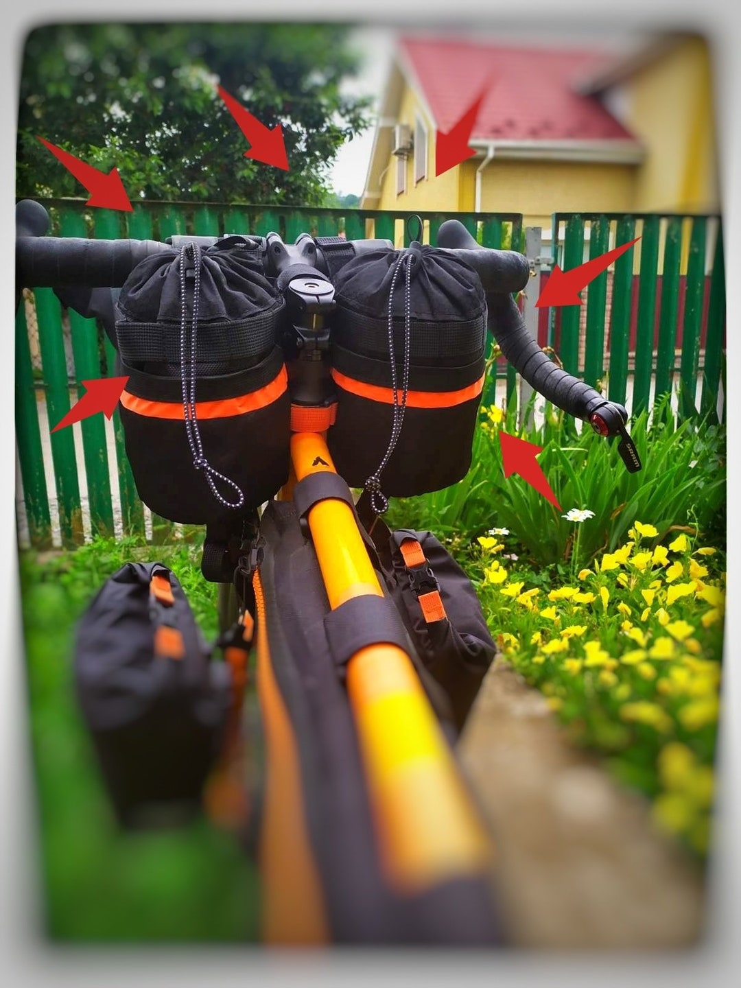 Bicycle Gear. Handlebar Bag. Feed Bag Bike. Cycling Bags. Gravel Ride ...