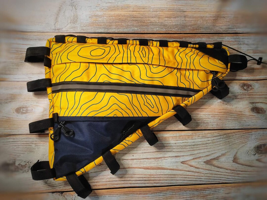 Custom Bike Frame Bag, Bicycle Gifts, Gravel Bike Pack, Bike Accessory ...