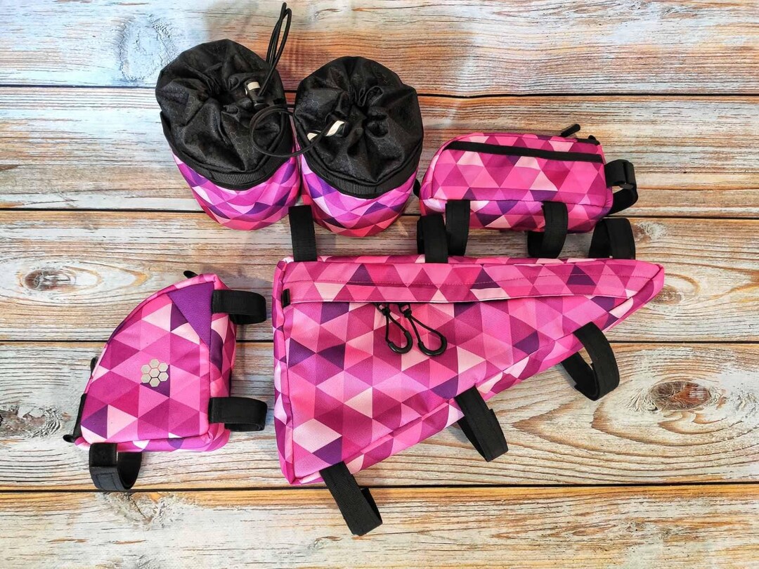 Seat-5 Сycling Bag Pink Gear Bicycle Pack Gravel Travel Biking ...