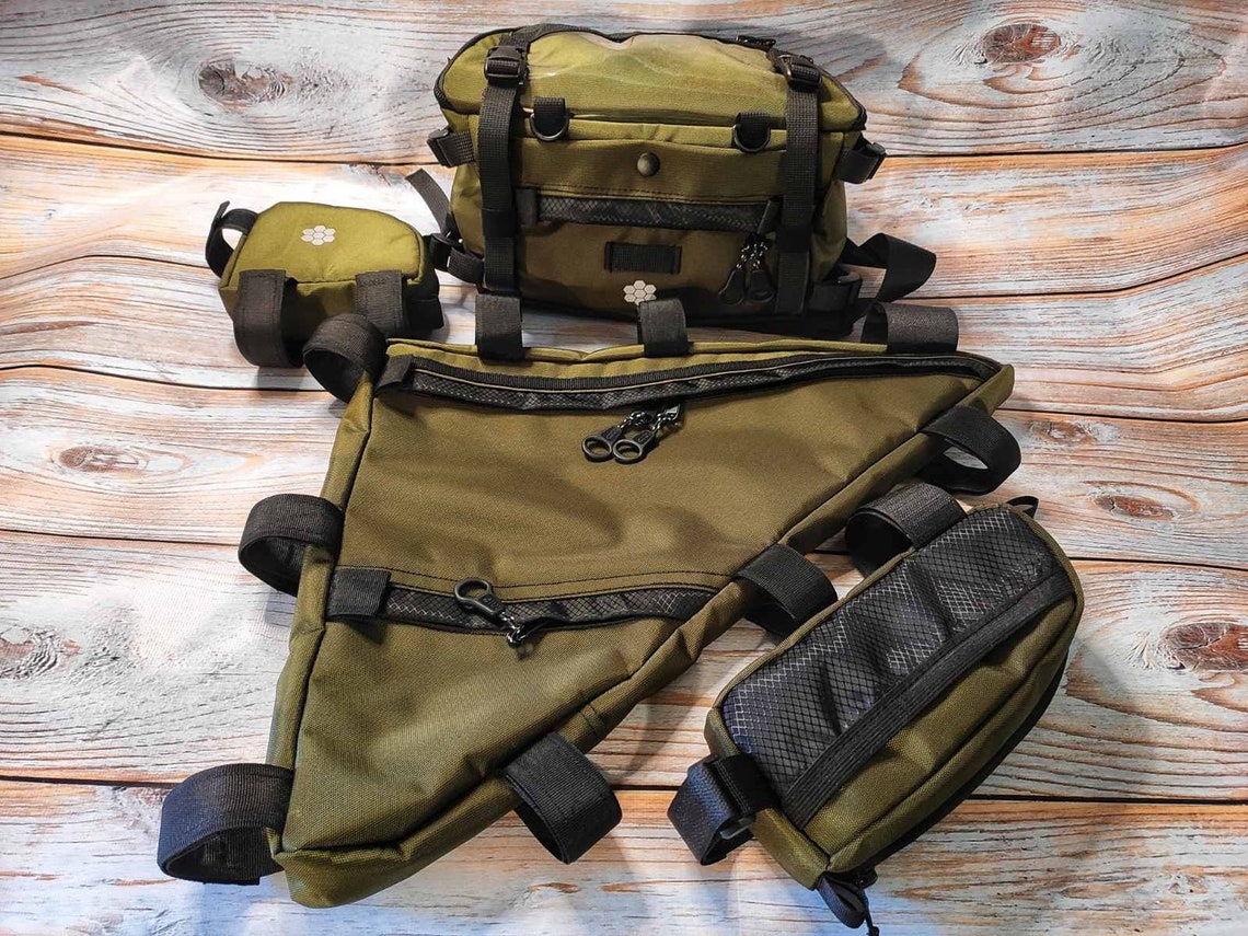 4-set Handlebar Cycling Bag Frame Bag Full Frame Bagsmall | Etsy