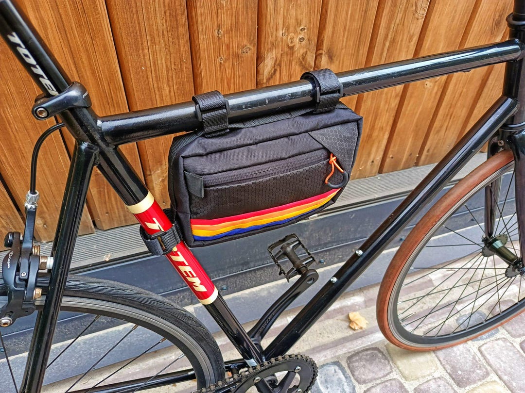 Rainbow Half Frame Bag Custom Design, Fahrrad Rahmentasche Gifts ...