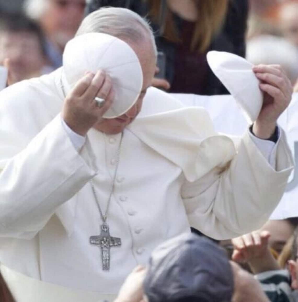 Skullcap Zucchetto Papalina Pope Francis Worn Pope Pontifex | Etsy