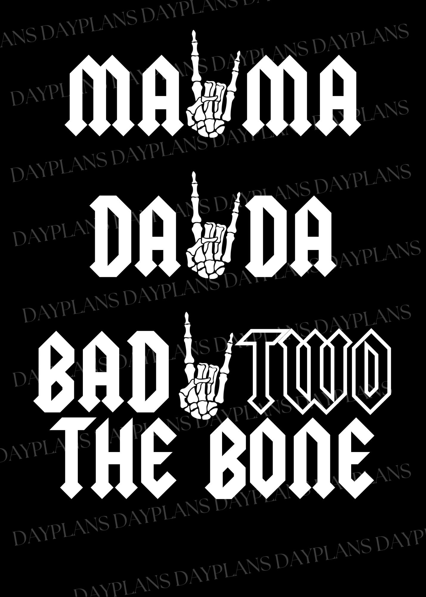 CUSTOM Bad Two the Bone PNG Bundle - Etsy
