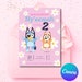 Bluey Birthday Party Invitation, Daisy Pink Bluey Invitation, Birthday ...