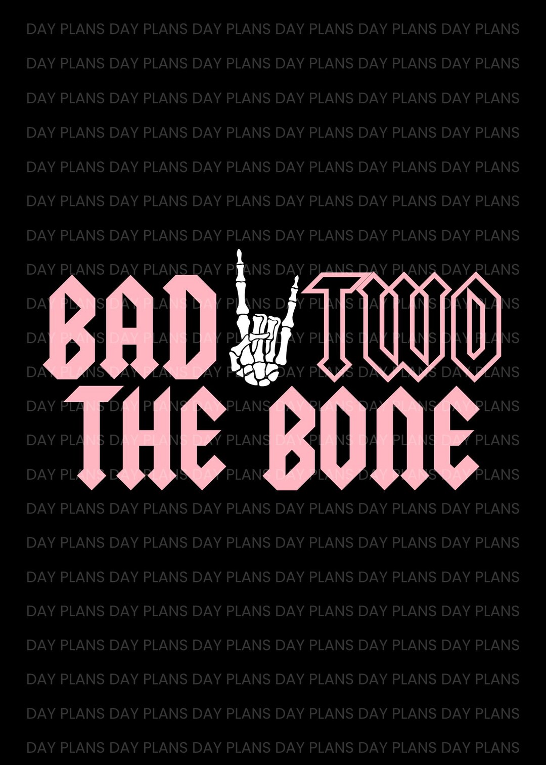 Pink Bad Two the Bone PNG Bundle - Etsy