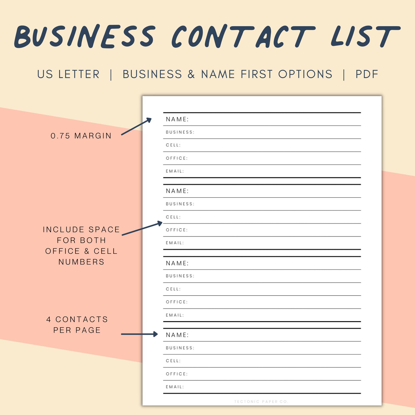 Business Contact List Client Address Book Printable Contact - Etsy UK