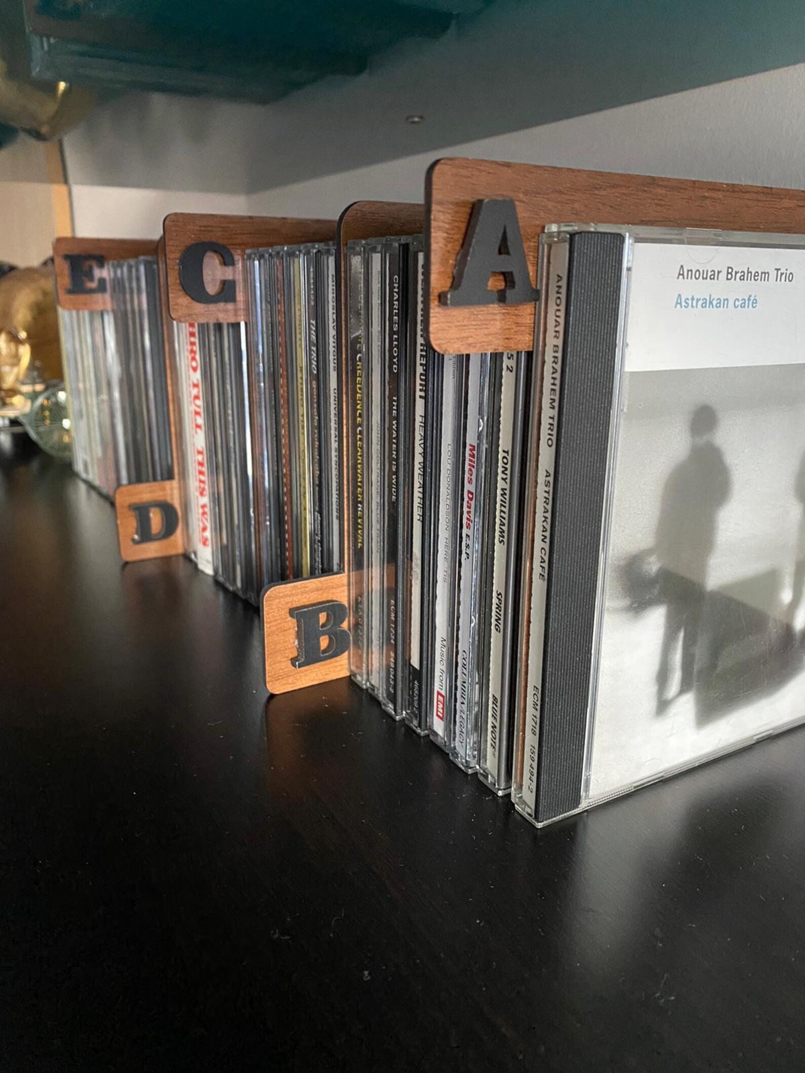 CD Dividers 26 Full Wood Set Wood Dividers Wallnut - Etsy