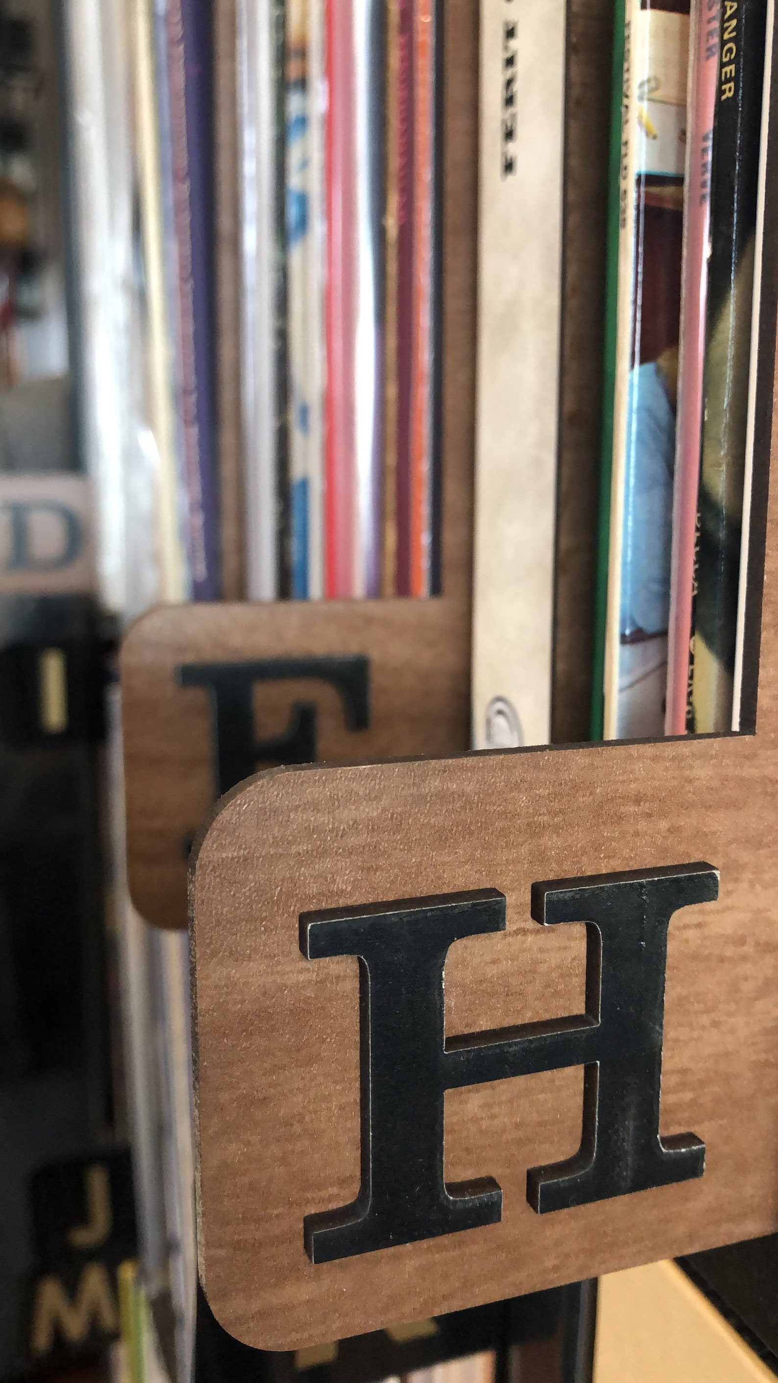 LP Dividers Record Dividers Wood Edition Interchangeable - Etsy