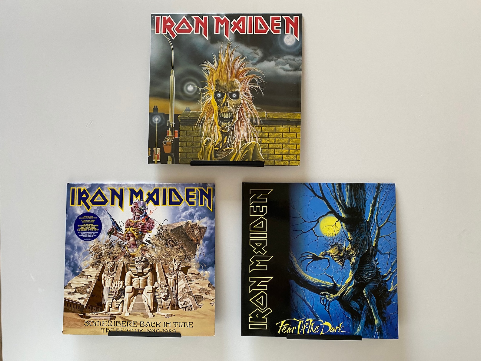 Lp Wall Display Mount, Record Metal Shelf Set of 3 Vinyl Shelves - Etsy