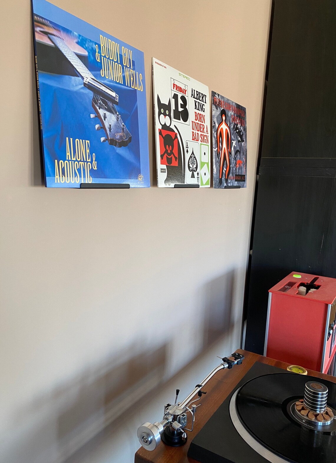 Lp Wall Display Mount Record Metal Shelf Set of 3 - Etsy