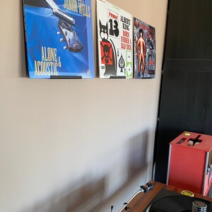 Lp Wall Display Mount, Record Metal Shelf Set of 3 Vinyl Shelves - Etsy