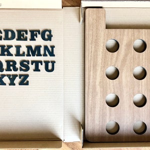 LP Dividers, Record Dividers Wood Edition Interchangeable Letters for ...