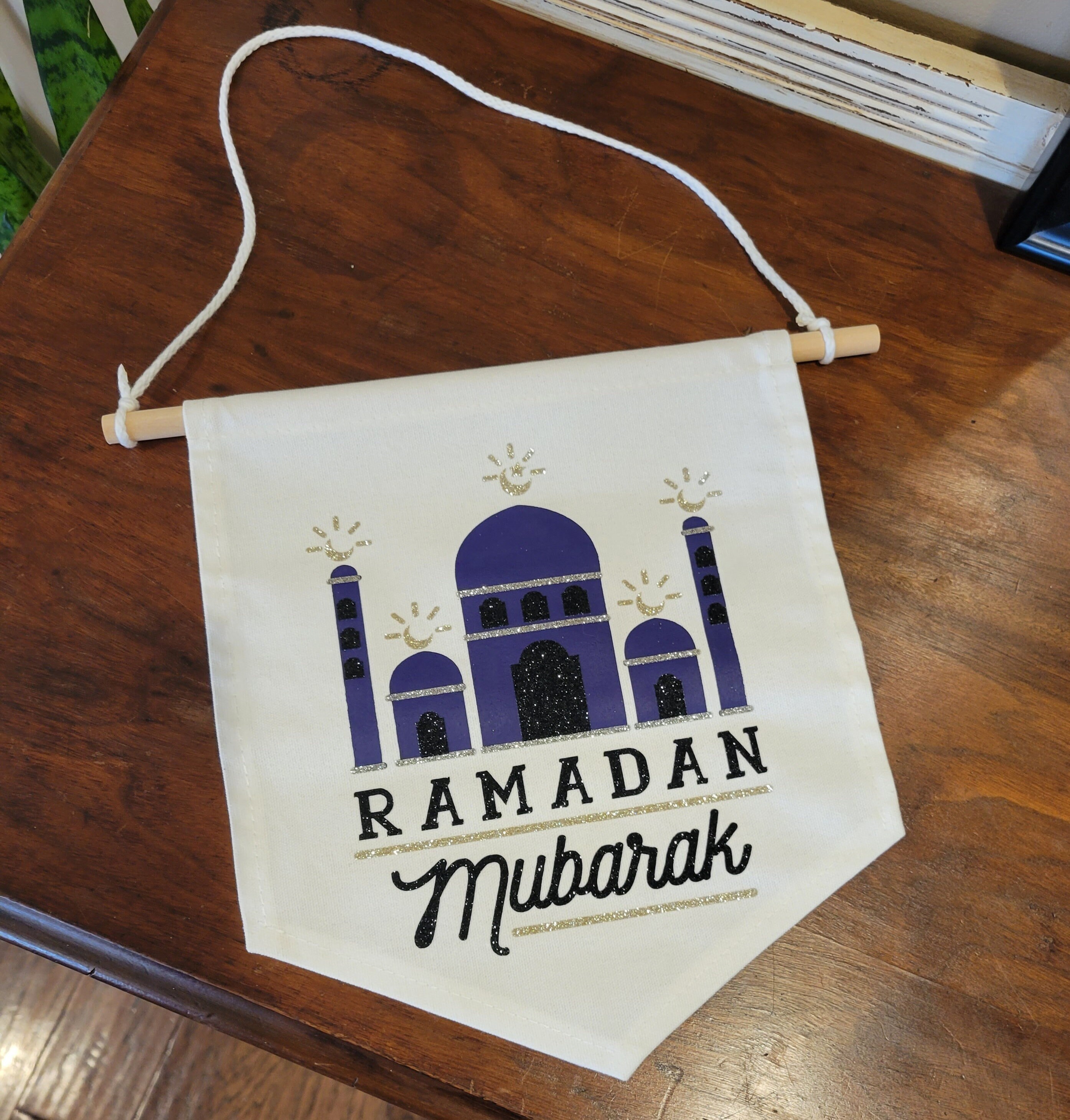 Ramadan Front Door Sign, Ramadan Mubarak Wall Hanging, Ramadan Banner ...