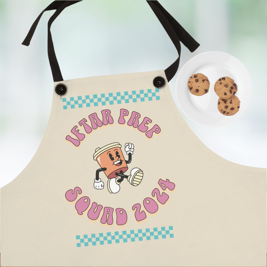 Iftar Prep Squad 2024 Apron for Ramadan Ramadan Apron Apron for Mosque ...