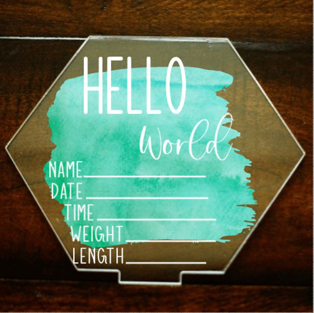 Acrylic Newborn Baby Birth Announcement Birth Announcement Etsy acrylic-newborn-baby-birth-announcement-birth-announcement-etsy