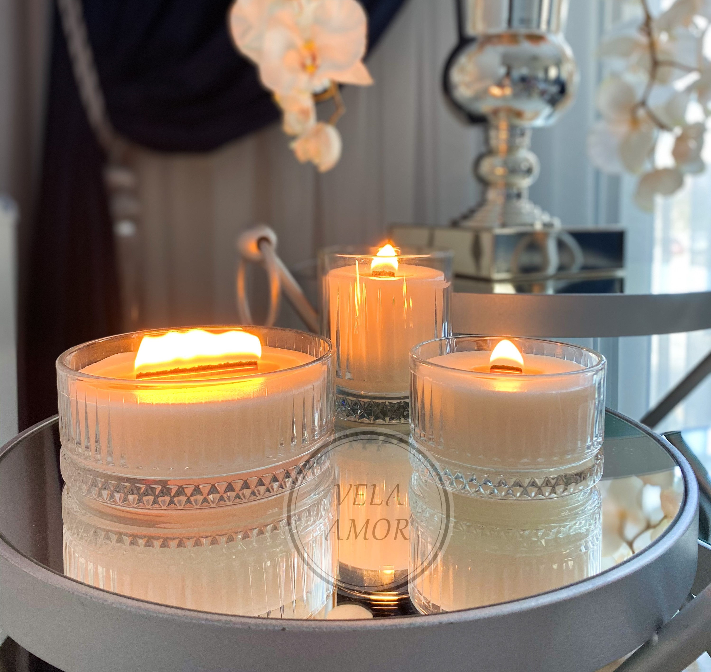 Strong Scented Luxe Candle Set Luxury Candles in Bulk Large | Etsy