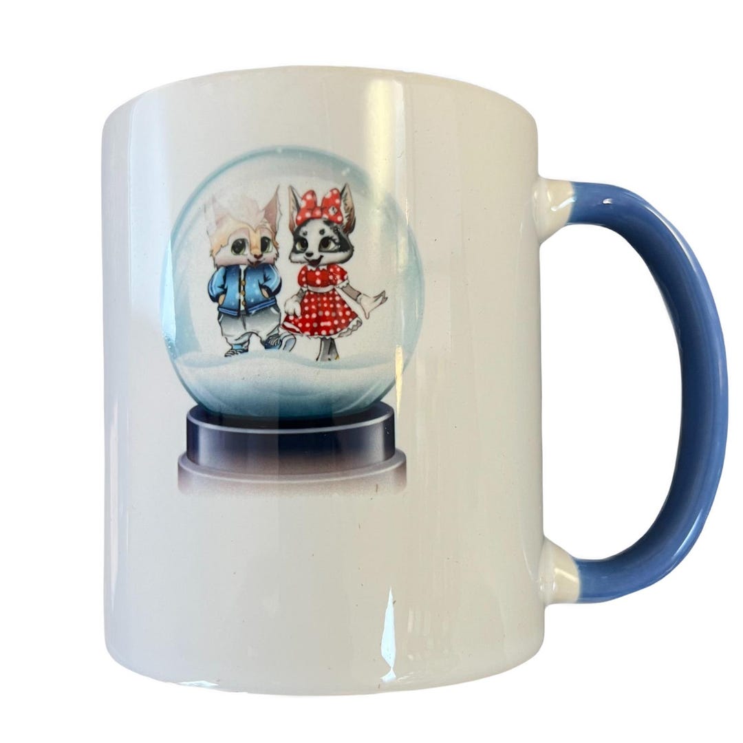 Mug With Mascots Finn and Finja - Etsy