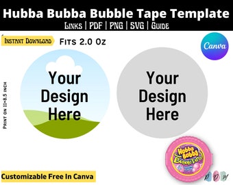 Hubba Bubba Label - Etsy