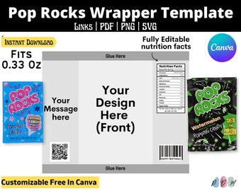 Ring Pop Template | Etsy