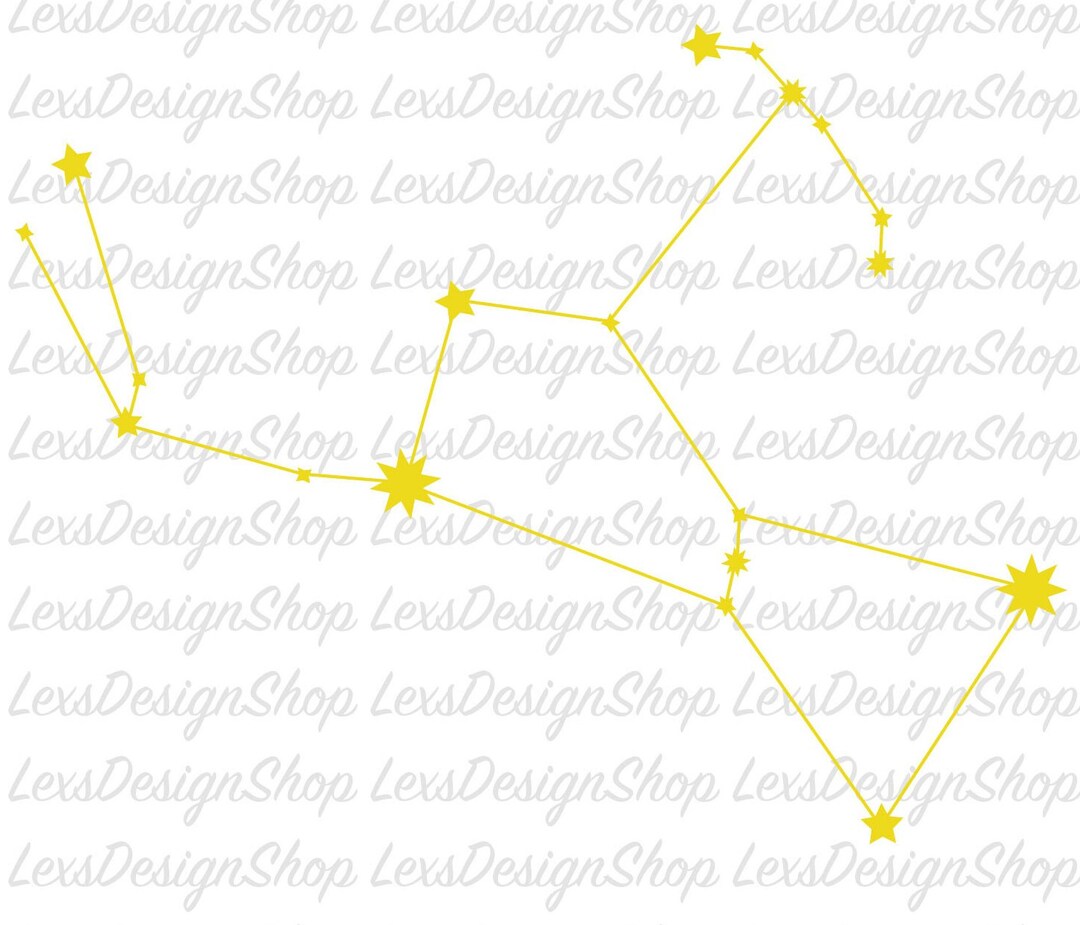 Orion's Belt Constellation Svg - Png - Pdf - Jpg - Eps - Dxf - Etsy