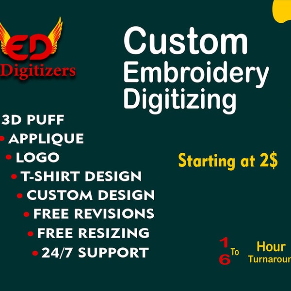 Digitizing - Etsy