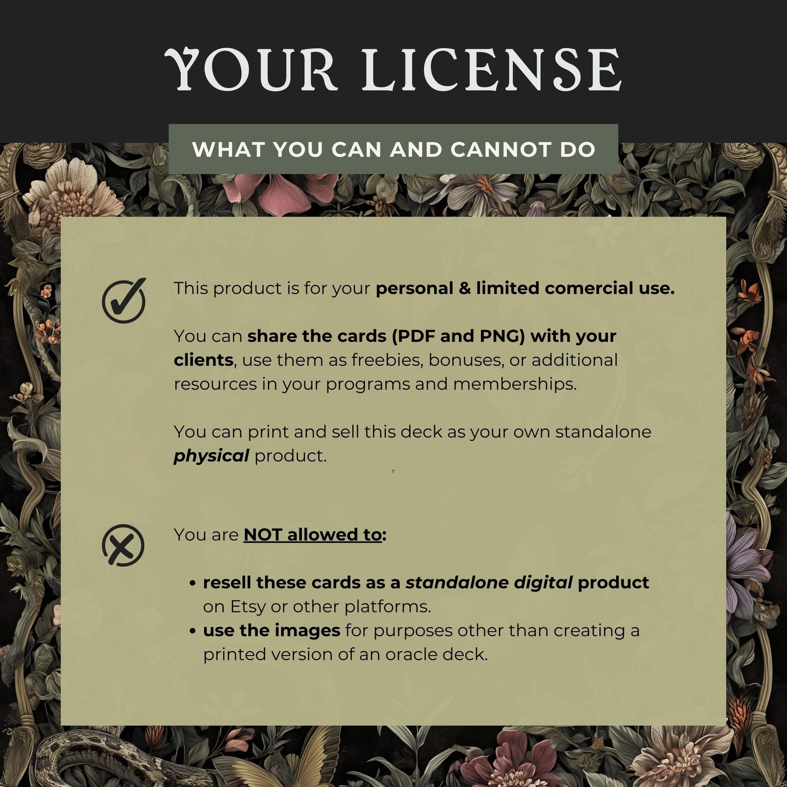 Printable Ocean Oracle Card Deck, Under the Sea Cards With Mystical ...