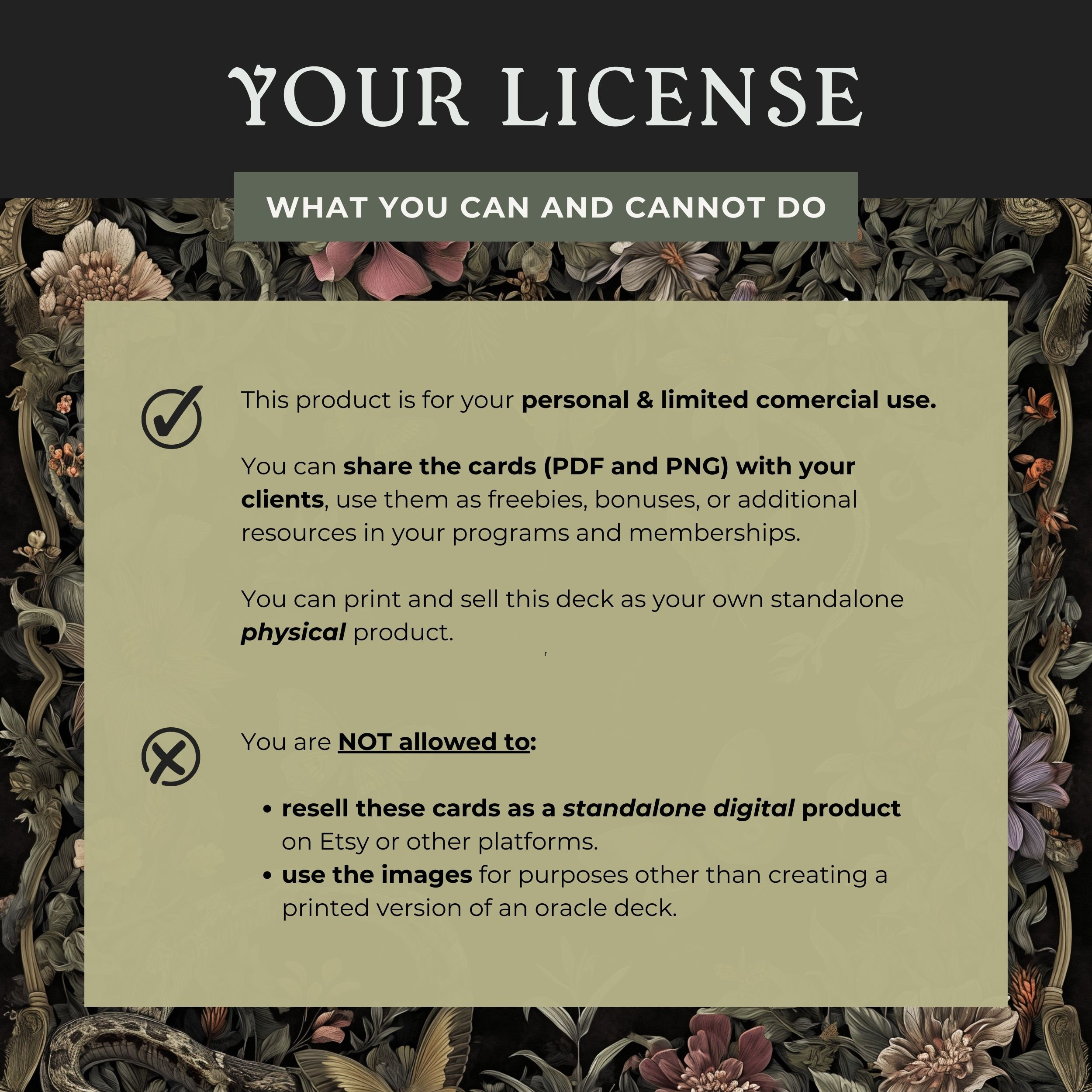 Printable Ocean Oracle Card Deck, Under the Sea Cards With Mystical ...