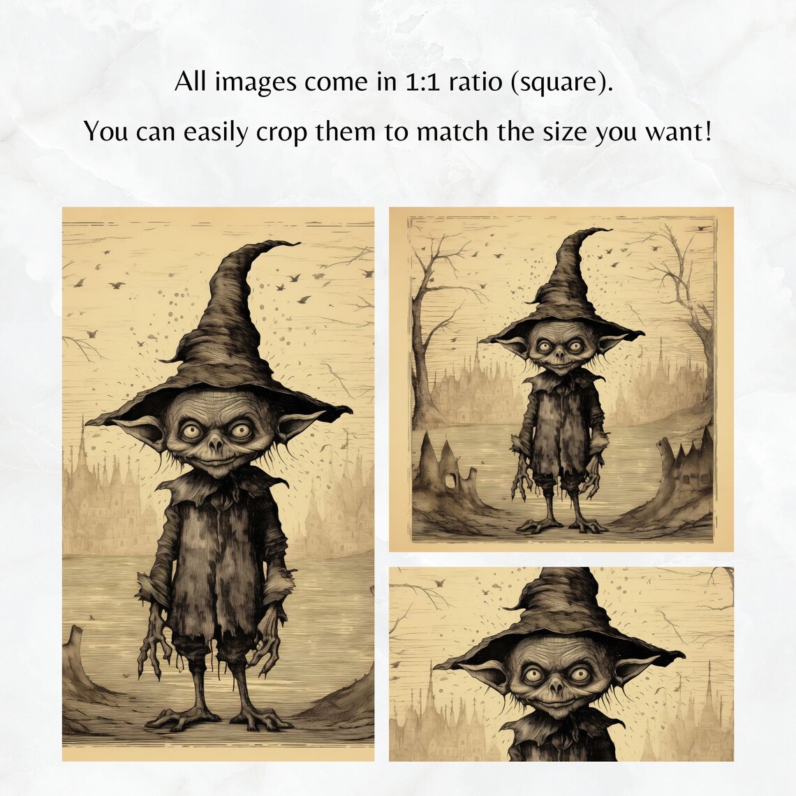 Creepy Monsters Junk Journal, Spooky Folklore Creatures Scrapbooking ...