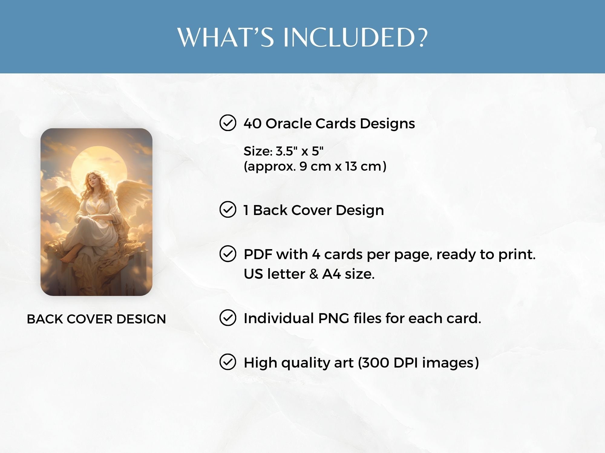 Angel Numbers Oracle Card Deck, Printable Cards With Angels, Celestial ...