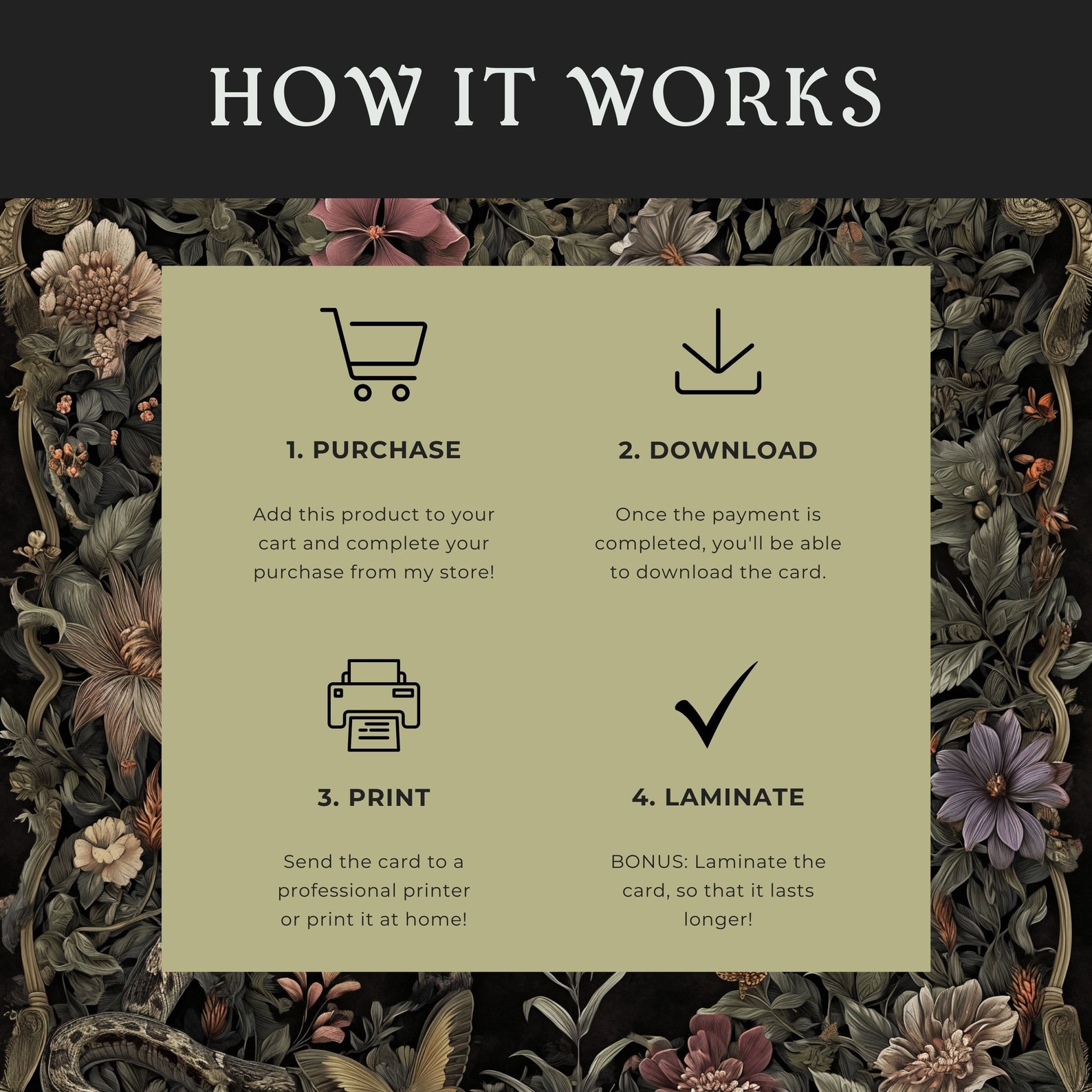 Litha Altar Card, Printable Wheel of the Year Ritual, Digital Summer ...