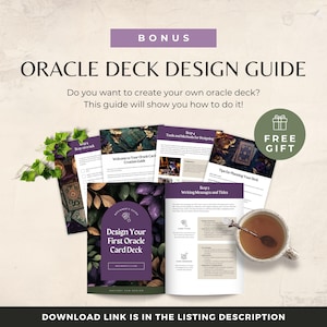 Oracle Card Canva Template, DIY Printable Tarot Cards, Drag & Drop ...